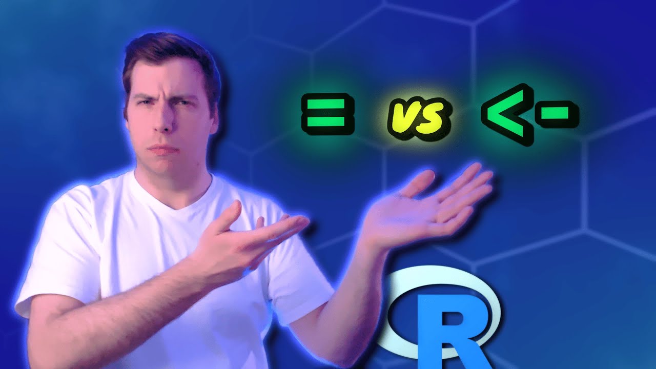 Finally explained: Difference Between = and arrow in R - YouTube