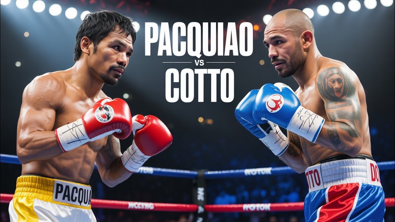 Epic Showdown: Manny Pacquiao vs Miguel Cotto - Fight Night Champion ...