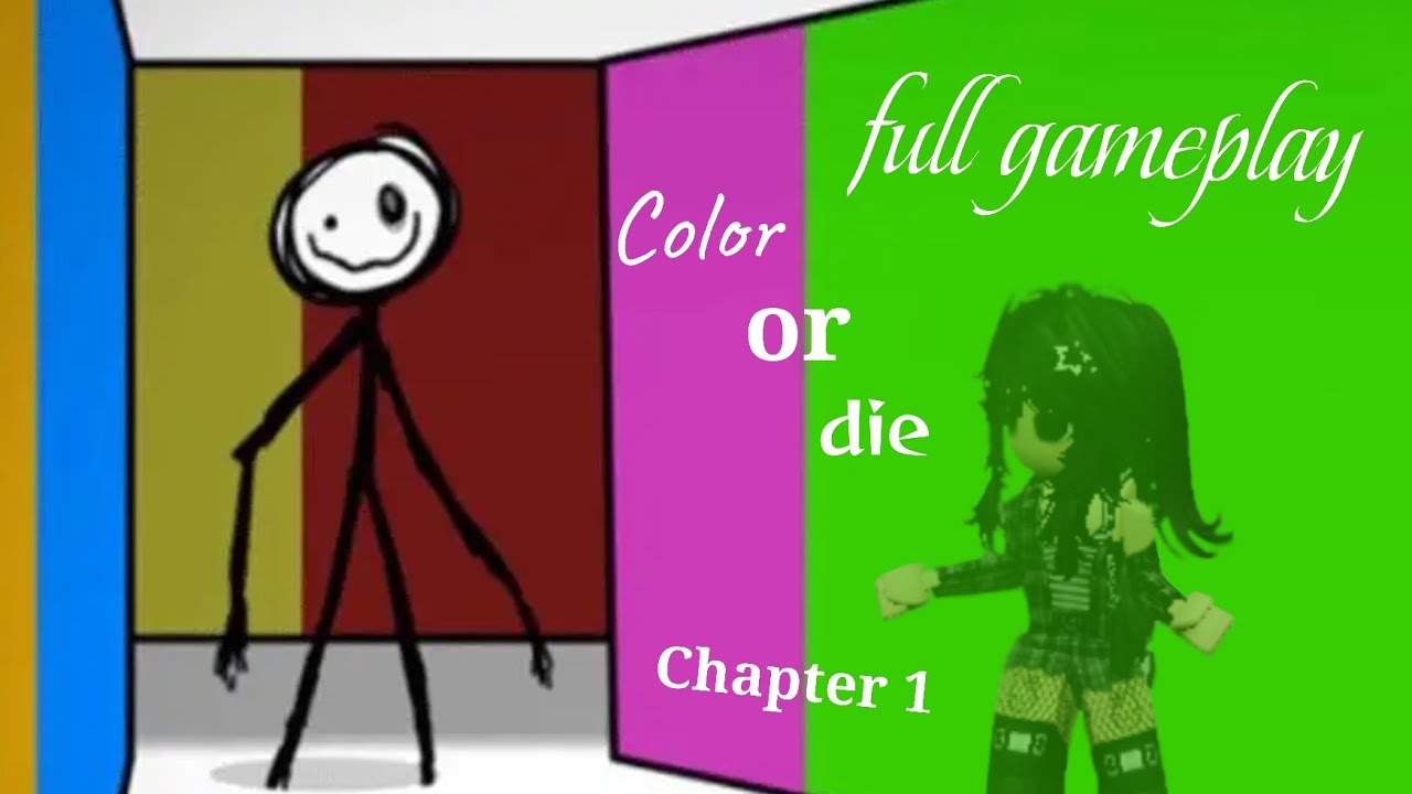 Roblox - Color or die. Chapter 1 - YouTube