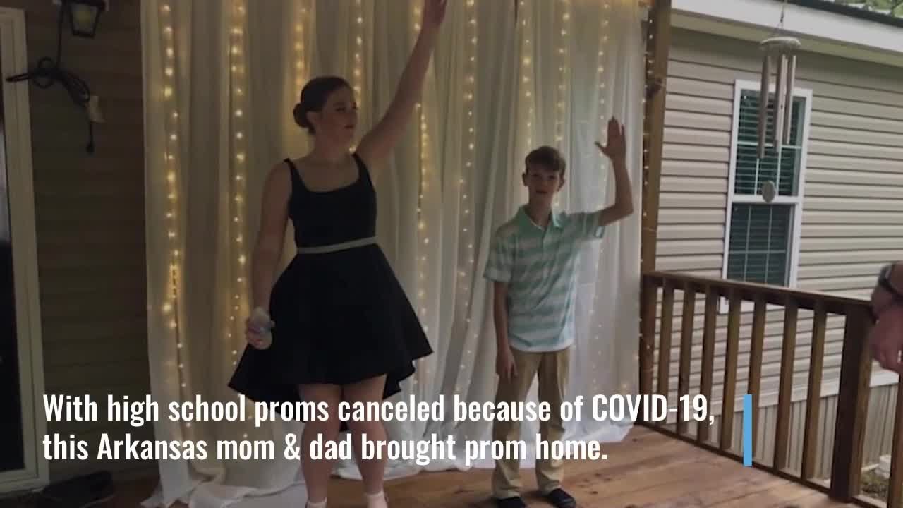 Digital Original: Parents create outdoor prom for daughter in a show of ...