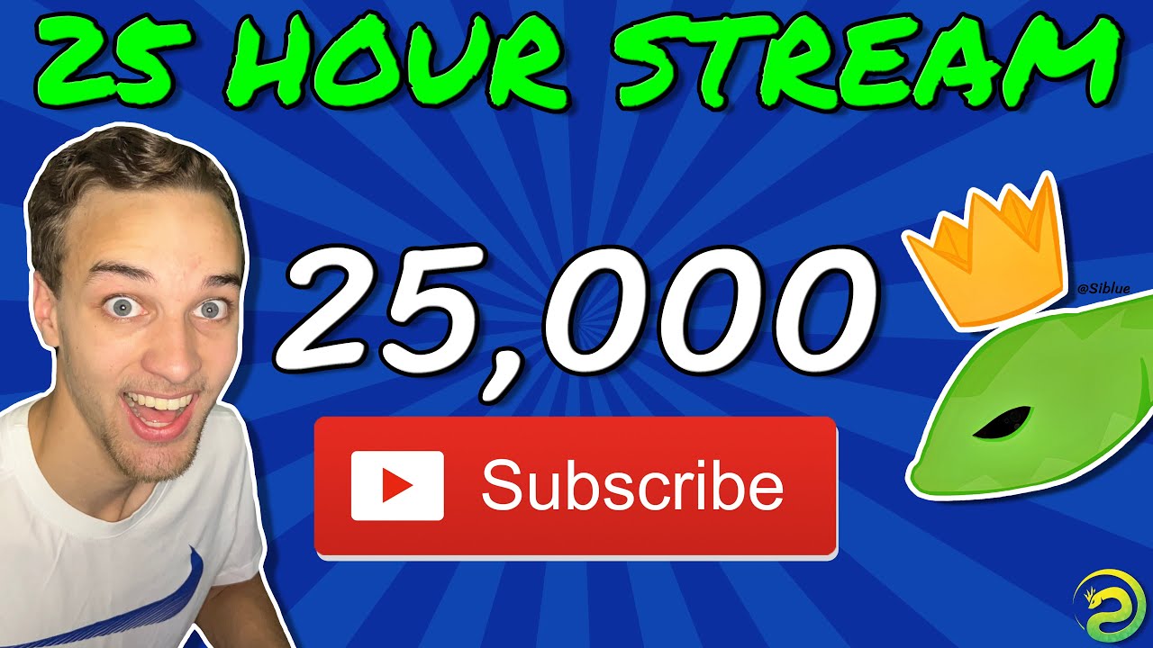 🔴 25 Hour Stream for 25K Subs! | Part 1 of 3 - YouTube