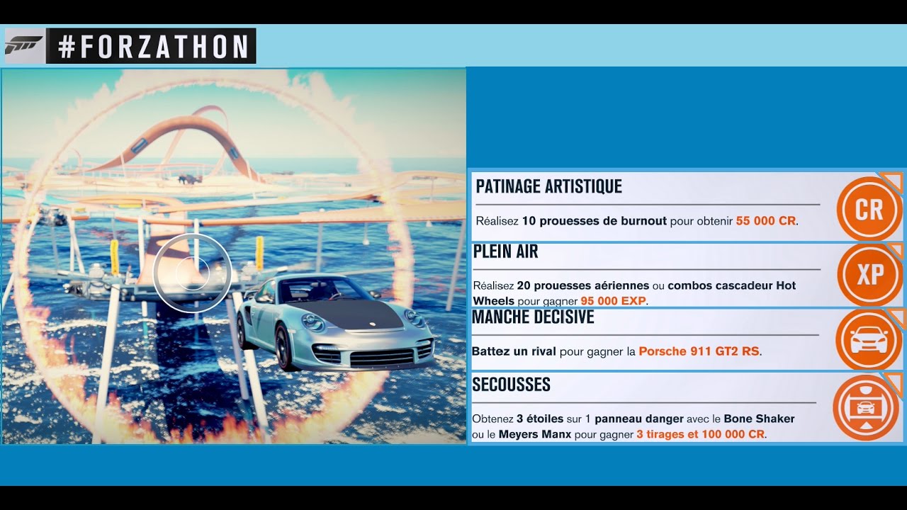 FH3 #Forzathon Porsche 911 GT2 RS (2012) [12 au 15 mai] - YouTube