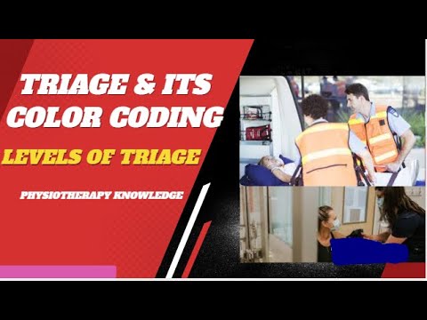 Triage & its color coding | levels of triage @PhysiotherapyKnowledge - YouTube