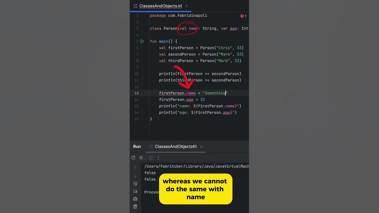 Classes and objects in Kotlin in less than 3 minutes - Kotlin Explained ...