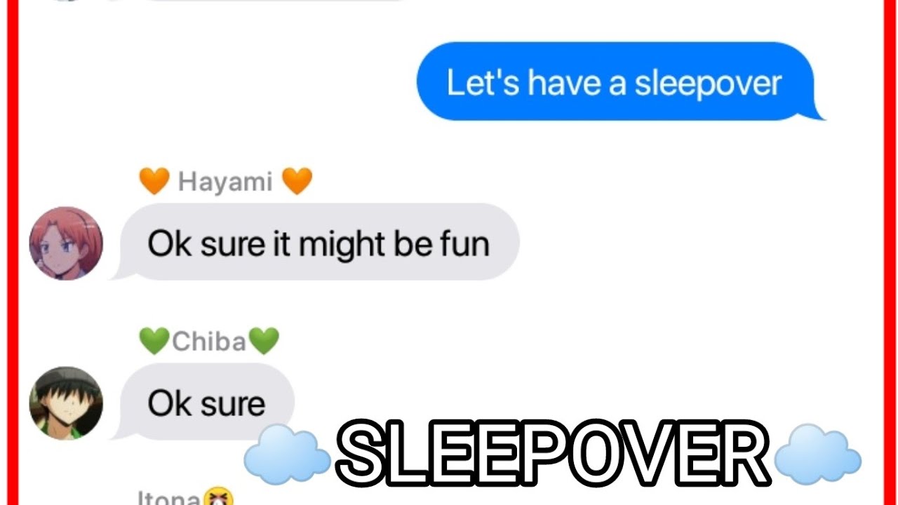 []☁️Sleepover☁️[] Assassination Classroom Text[]part 1[] - YouTube