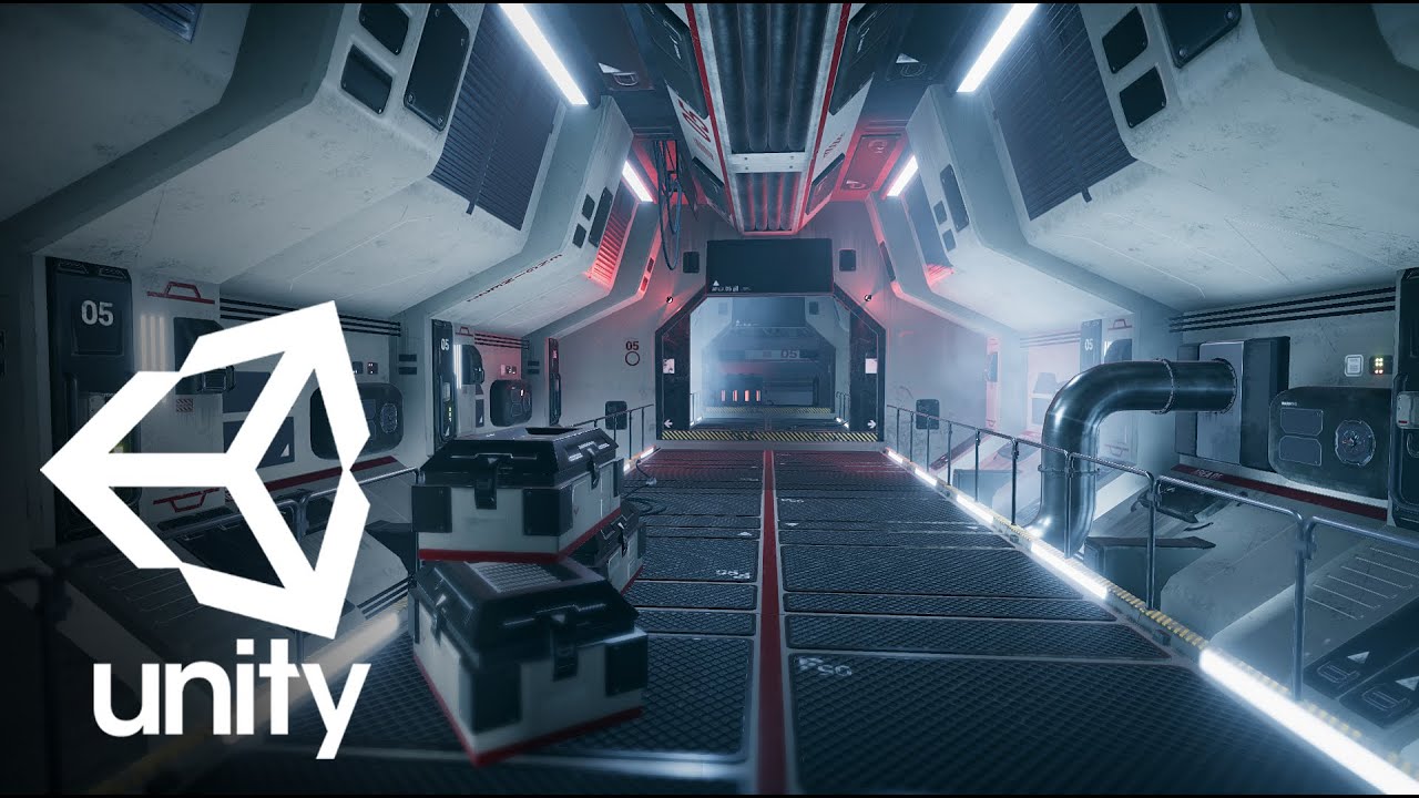 3D Sci Fi environment in unity - YouTube