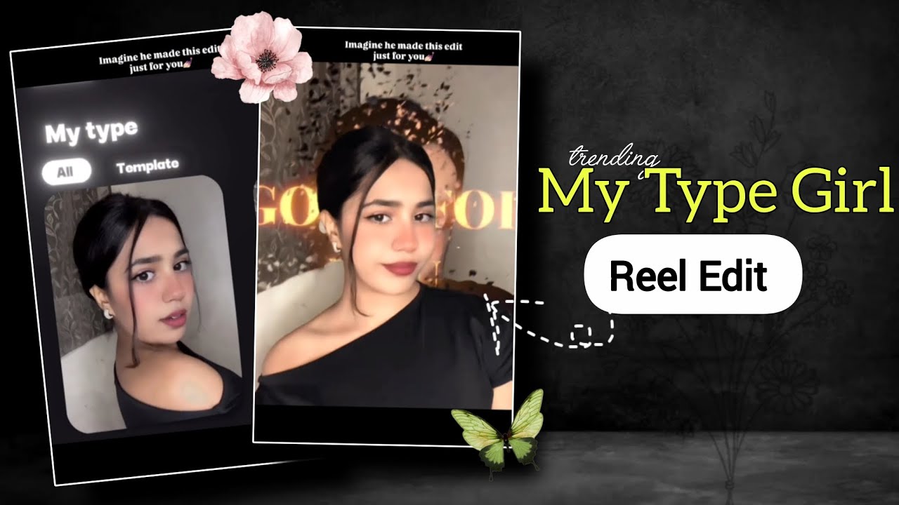 My Type Girl Song Video Editing Capcut | Video Editing In Second - YouTube