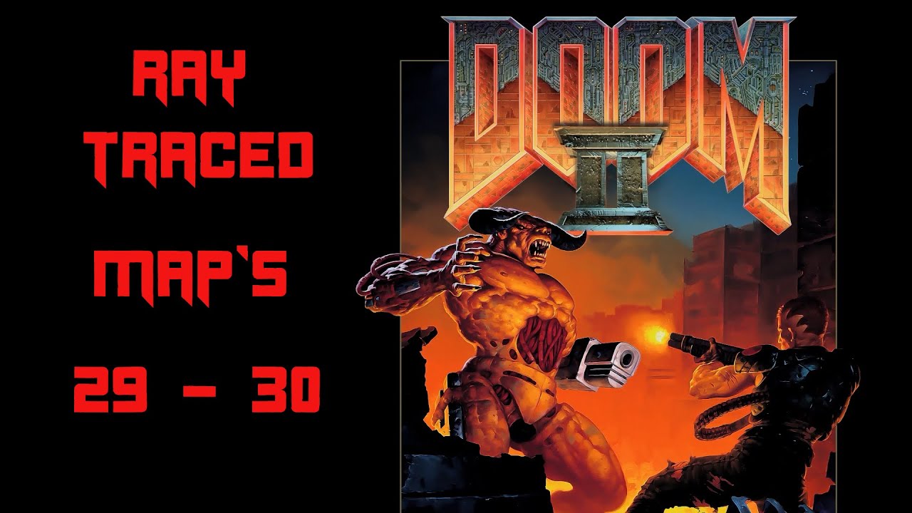 Doom 2 Ray Traced Maps 29 32 - YouTube