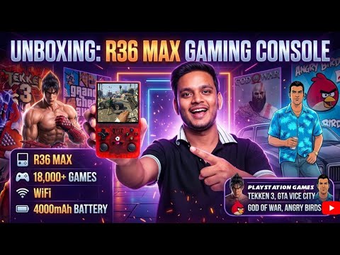 I Bought The Most Viral Gaming Console - R36 Max Gaming Console Unboxing & Review
