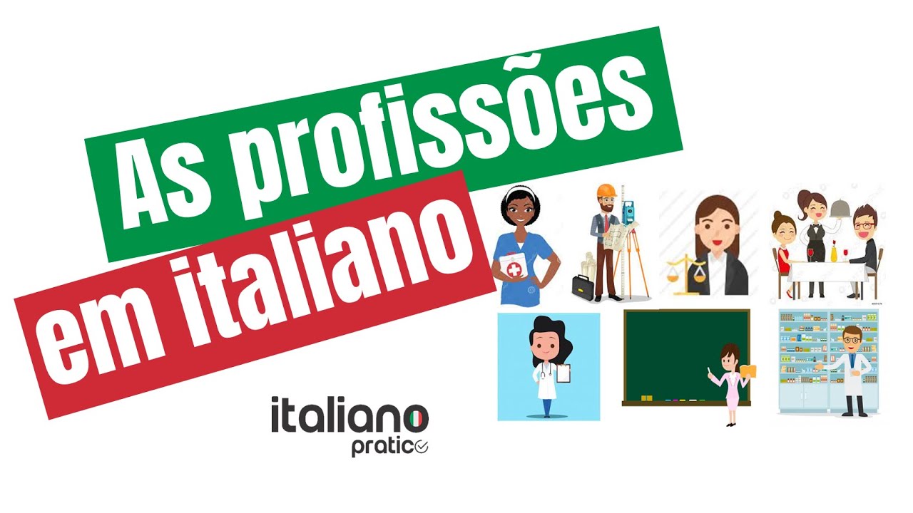 As profissões em italiano - YouTube
