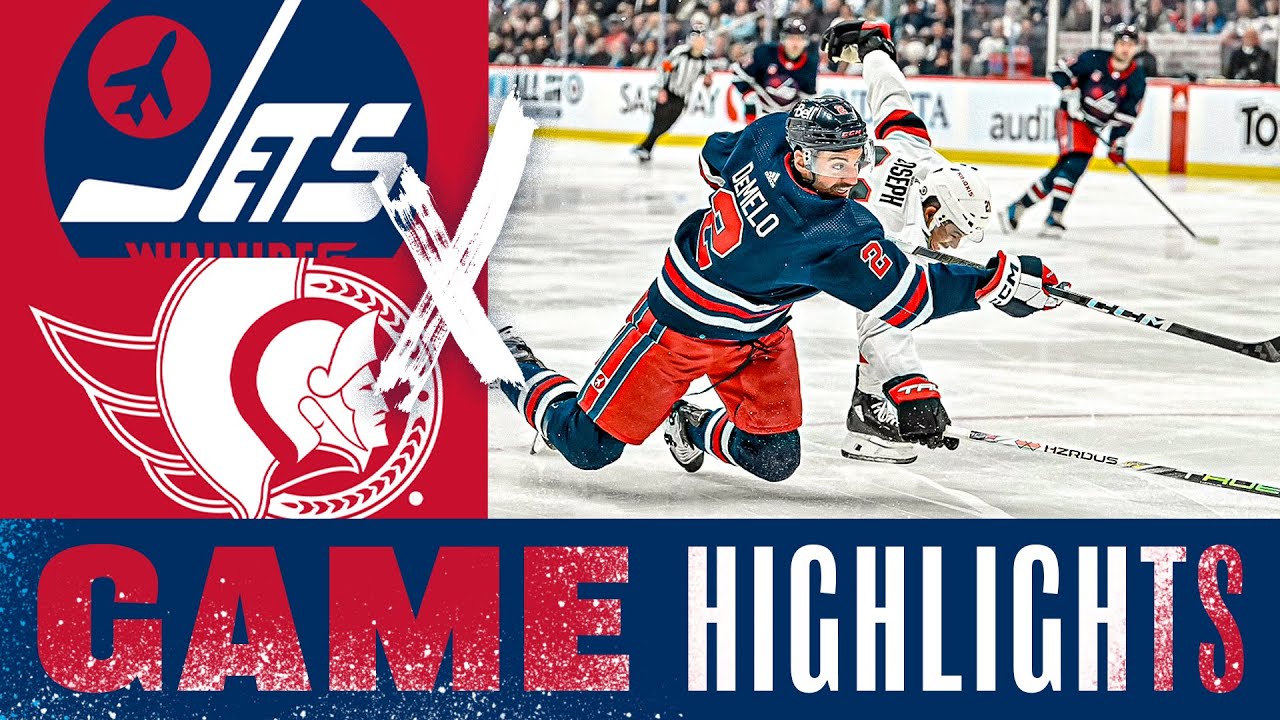Winnipeg Jets vs. Ottawa Senators - Game Highlights - YouTube