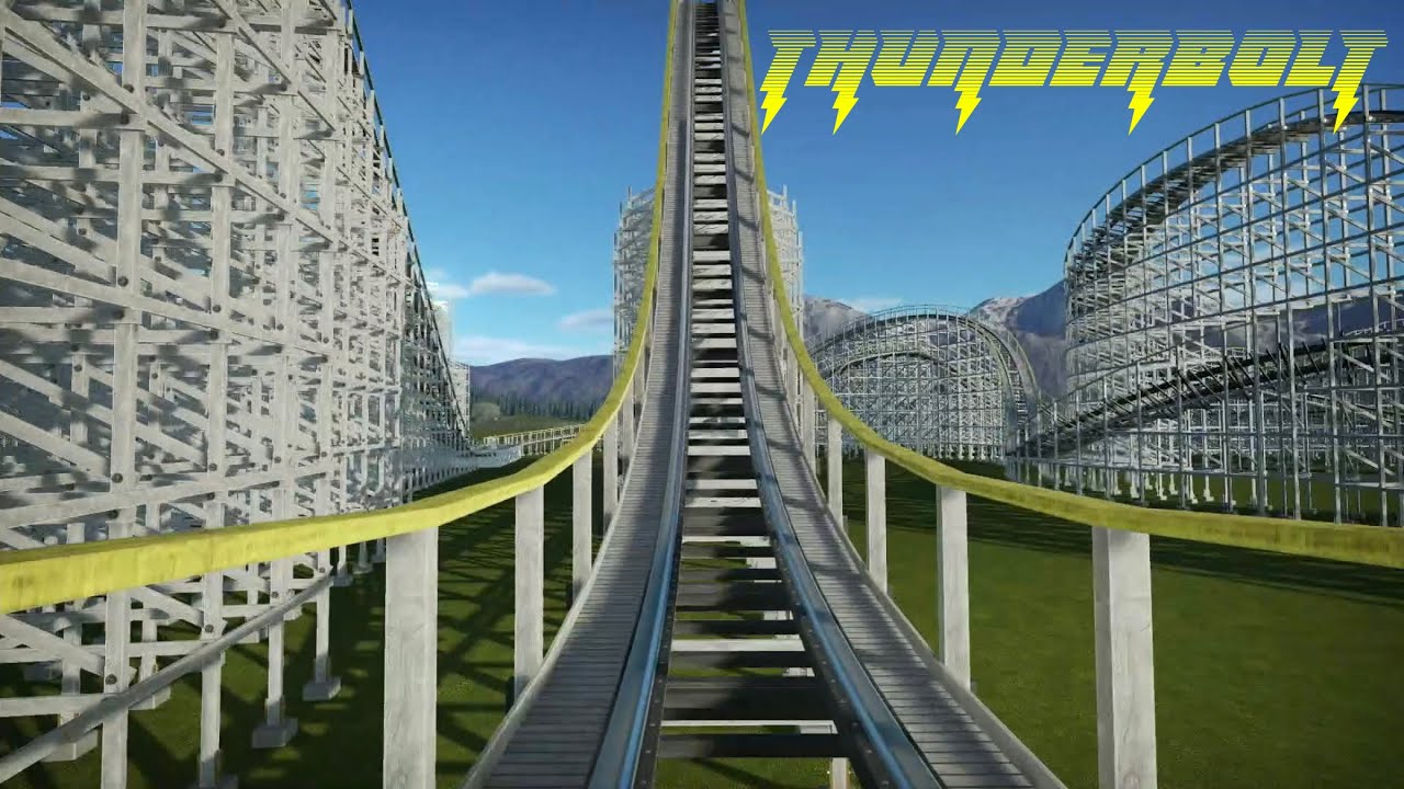 Thunderbolt (GCI Wooden Coaster) - Full Length Version - YouTube