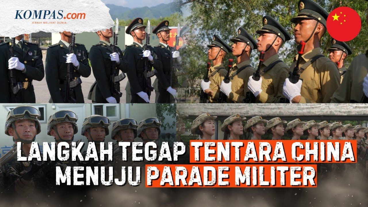 Aksi Tentara China Jelang Parade Militer Besar-besaran - YouTube