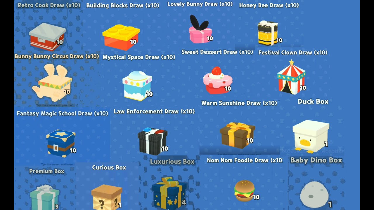 Play Together | Opening Various Themed Draw. Old Boxes - YouTube