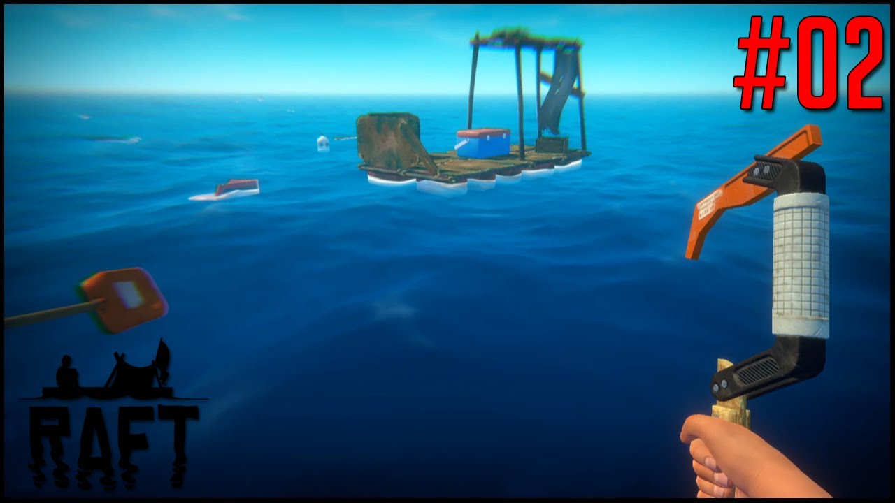 ACHAMOS UMA JANGADA E MORRI | Raft (#02) - YouTube