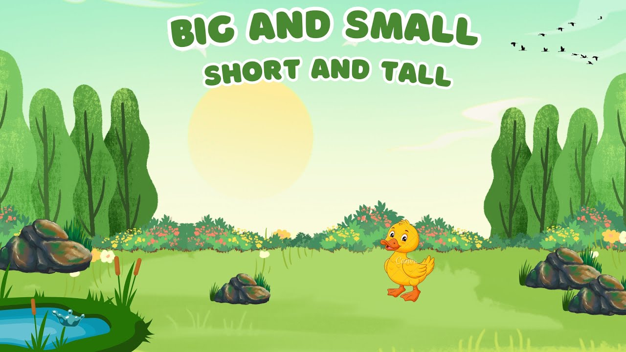 🎵 Big and Small, Short and Tall | Fun Size Poem for Kids 🌈 - YouTube