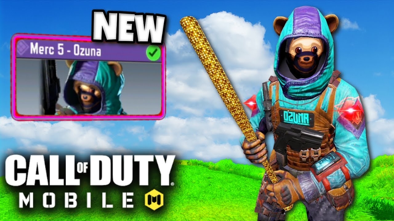 *NEW* MERC 5 - OZUNA SKIN 😍 | COD MOBILE | SOLO VS SQUADS - YouTube