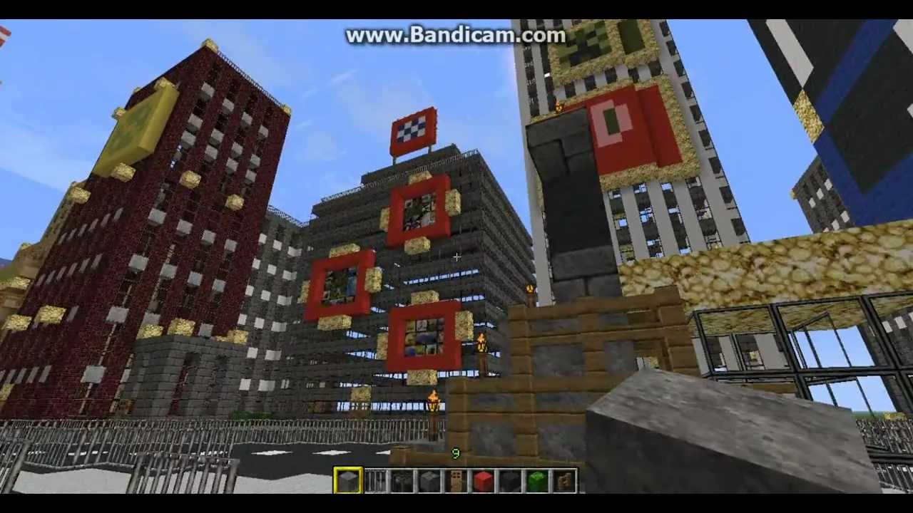 Time square minecraft - YouTube