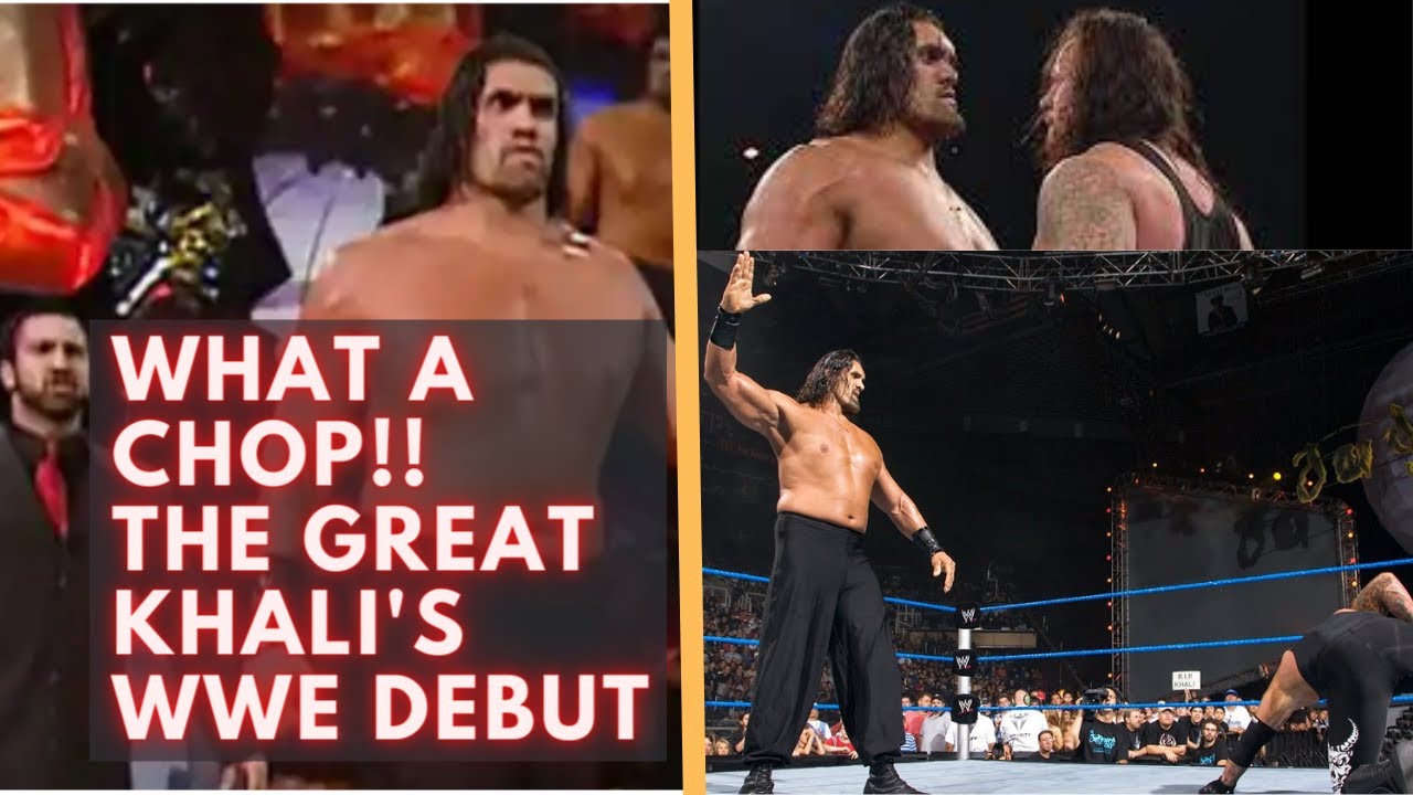 SmackDown, April 7, 2006 - WHAT A CHOP!! 👋The Great Khali's WWE Debut ...