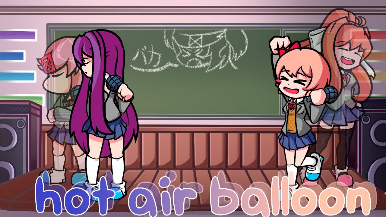 Poem Thoughts || Hot Air Balloon (Yuri And Sayori Cover) || Doki Doki ...