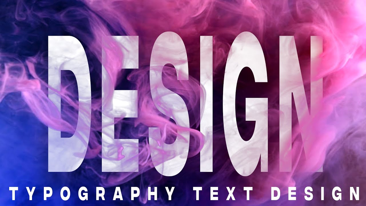 How To Create typography Text Effect For Beginners [ Photoshop tutorial ...