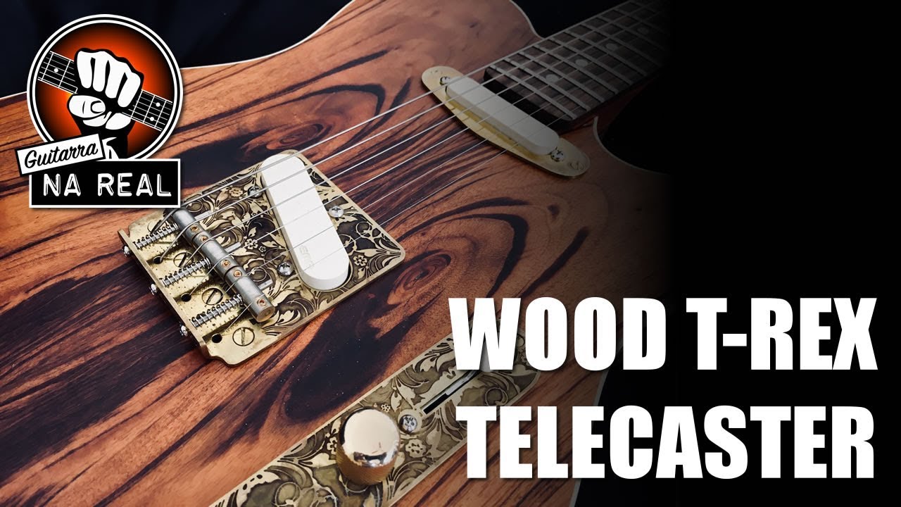 Wood T-Rex Telecaster - YouTube