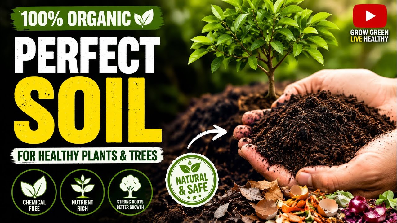 How To Make Organic Soil At Home I Just 3 Ingredients And Best For ...