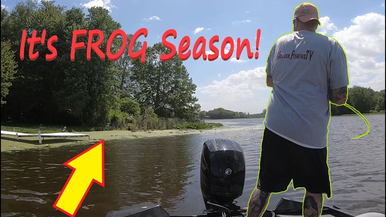 Throwing a Frog on Duckweed for an EASY Bite! - YouTube