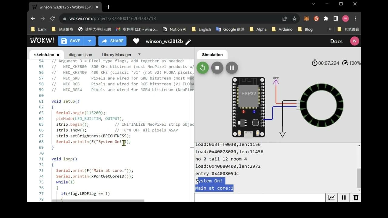 Control WS2812B Addressable LEDs with ESP32 - YouTube