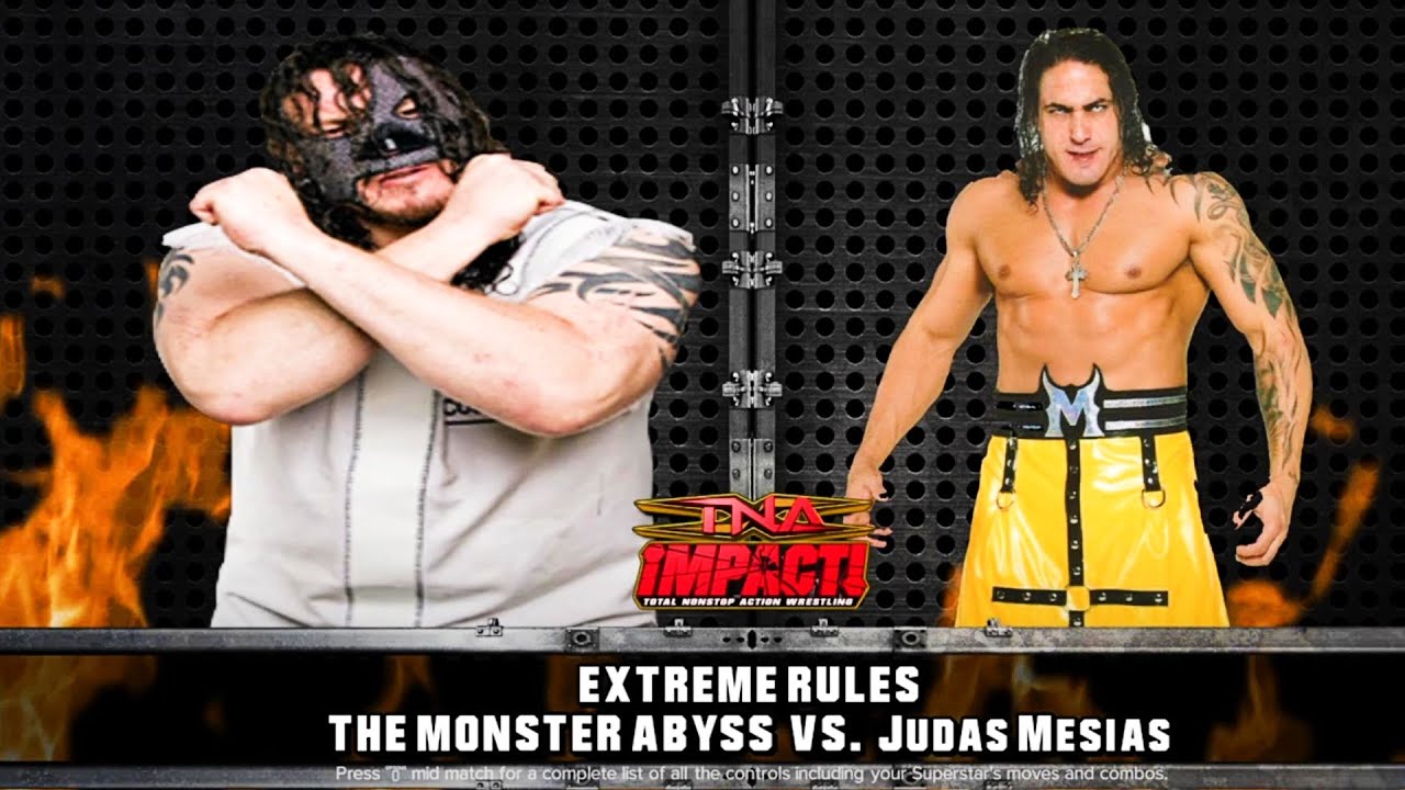 WWE 2k23 - ABYSS VS JUDAS MESIAS - YouTube