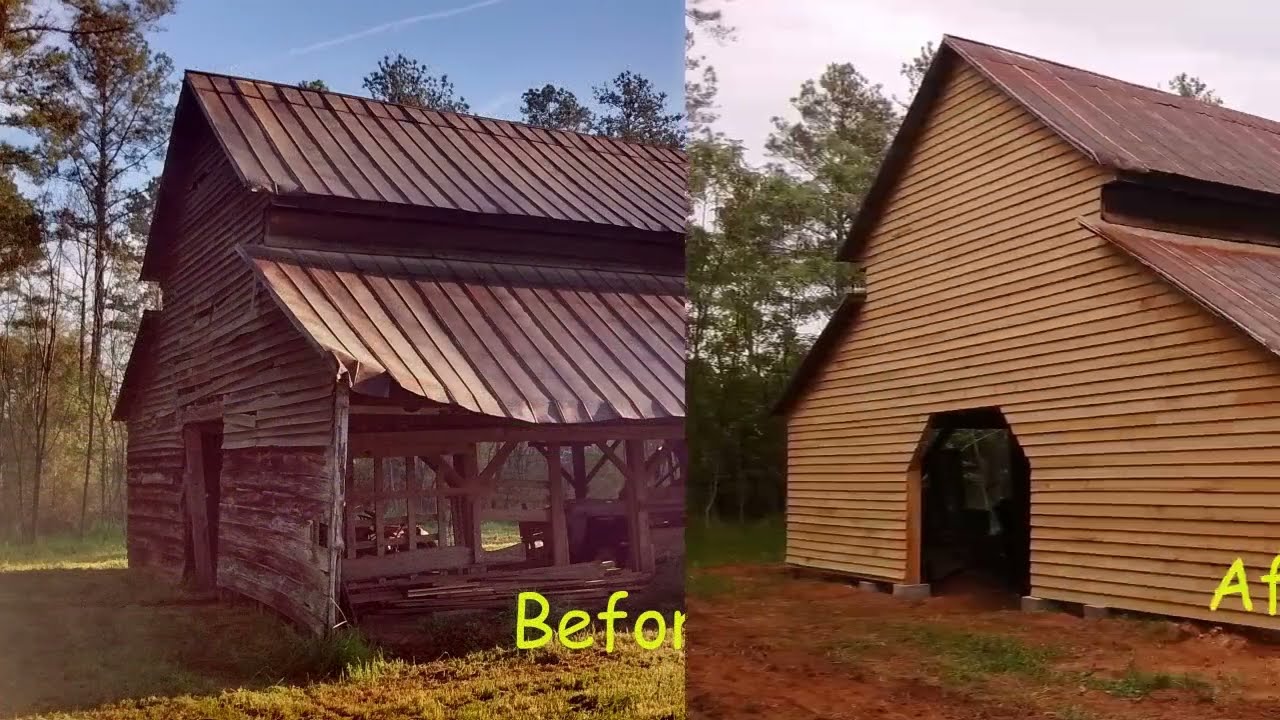 Saving Old Barns Before And After Youtube