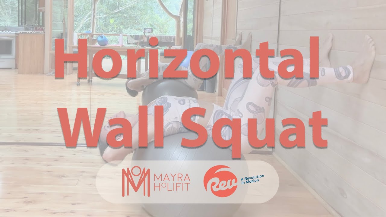 Horizontal Wall Squat - YouTube