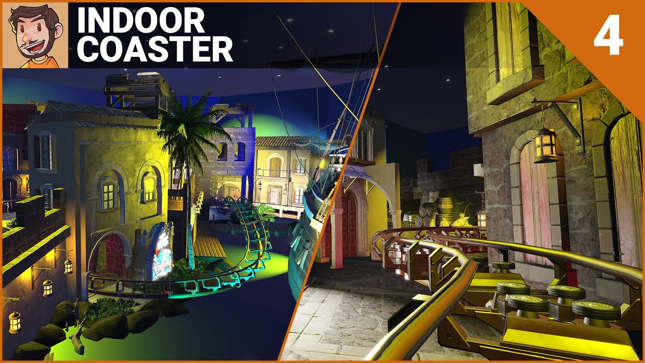 COASTER BUILD | Dark Ride | Part 4 (Planet Coaster) - YouTube