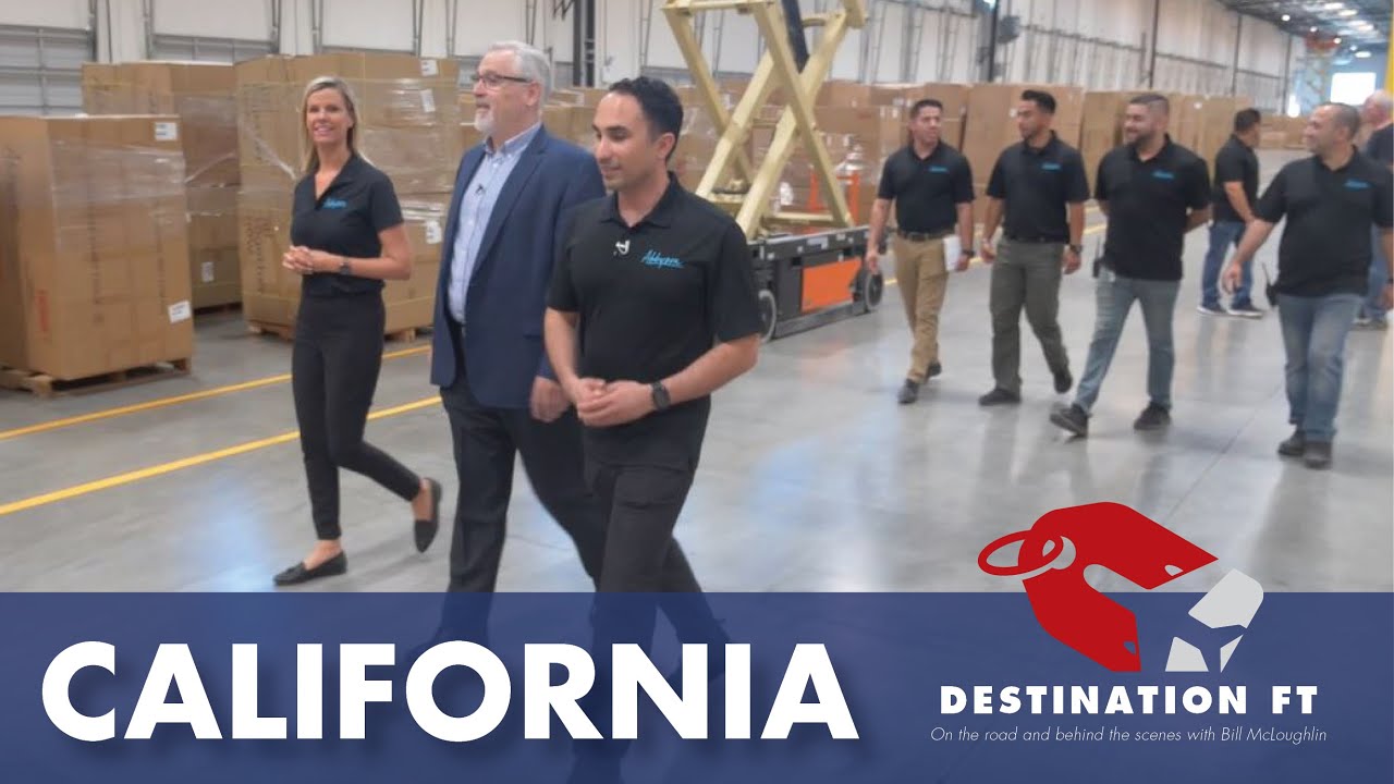 A tour of Abbyson’s newest West Coast distribution facilty - YouTube
