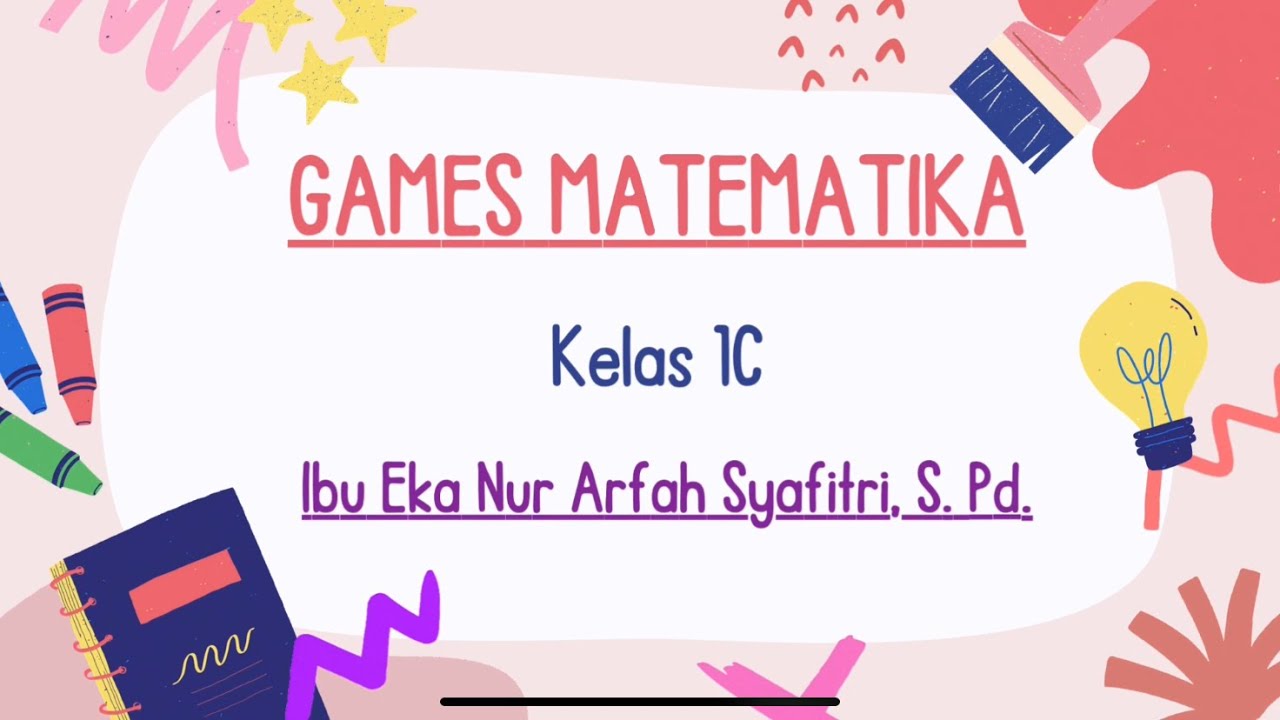 Games MTK Kelas 1 MI - YouTube