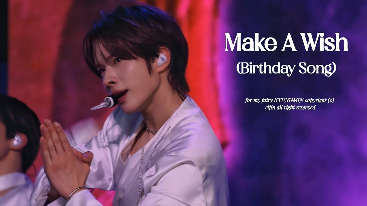 [4K] 250216 투어스 TWS - Make A Wish (Birthday Song) Kyungmin focus 직캠 ...