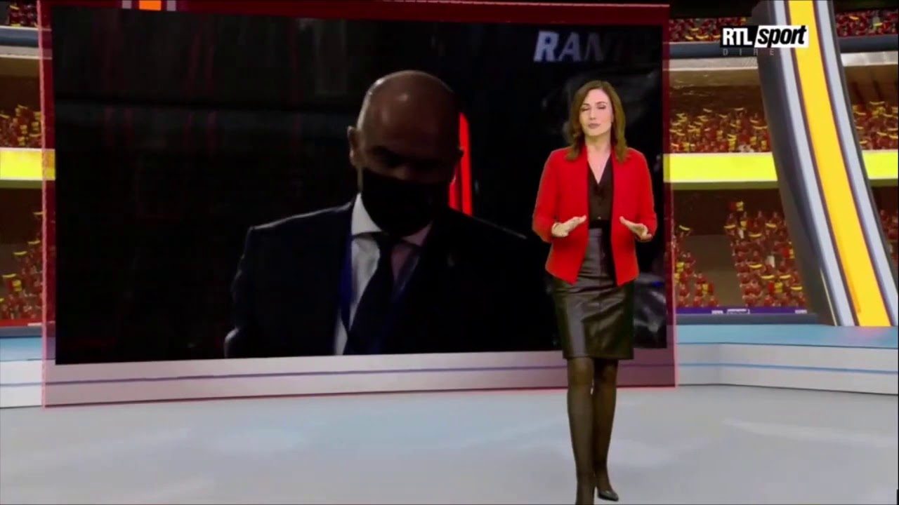 Anne Ruwet RTL Avant match Nations League 8 octobre 2020 (no sound ...