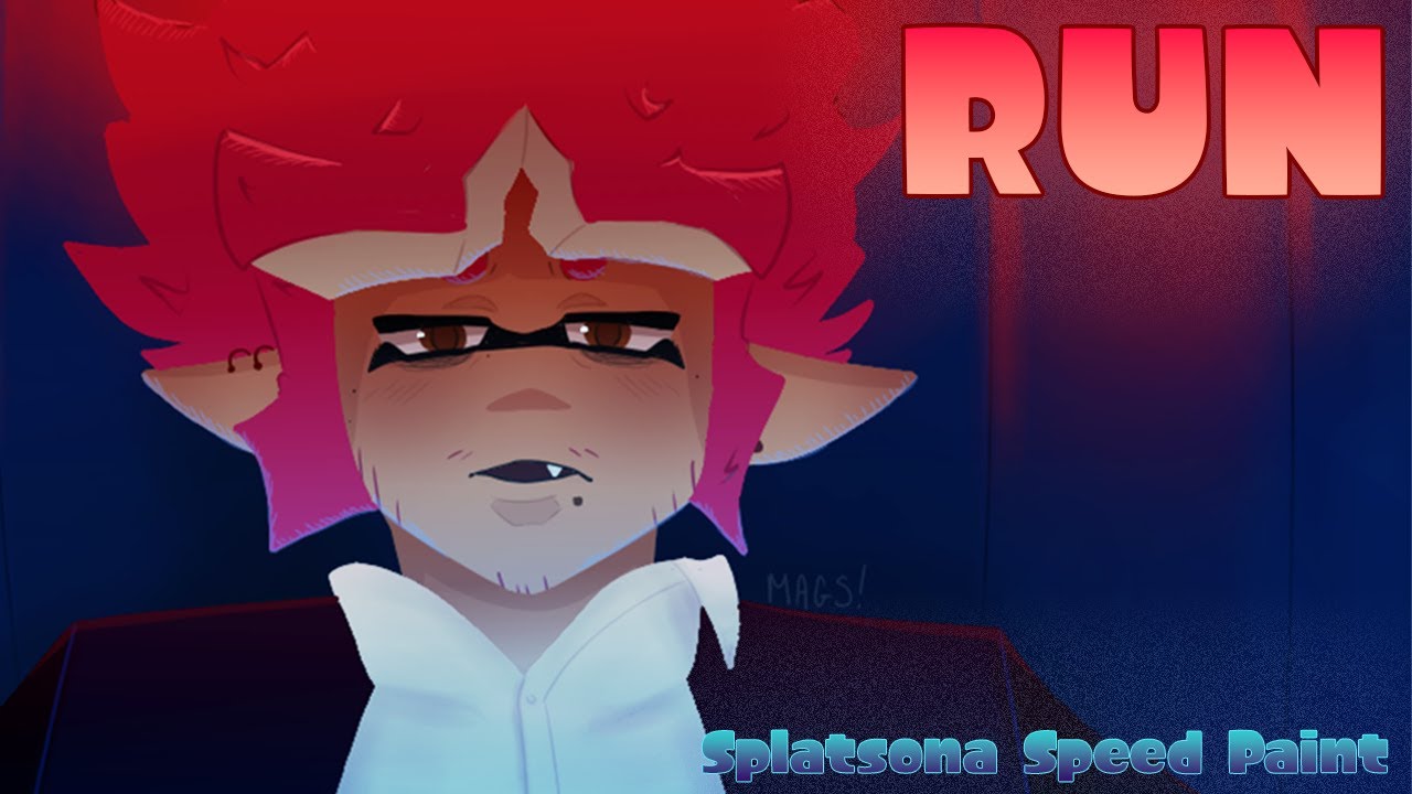 RUN (Splatoon Sona Speed Paint) - YouTube
