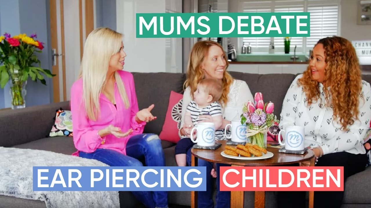 Ear Piercing Children | Mums Discuss with Channel Mum - YouTube