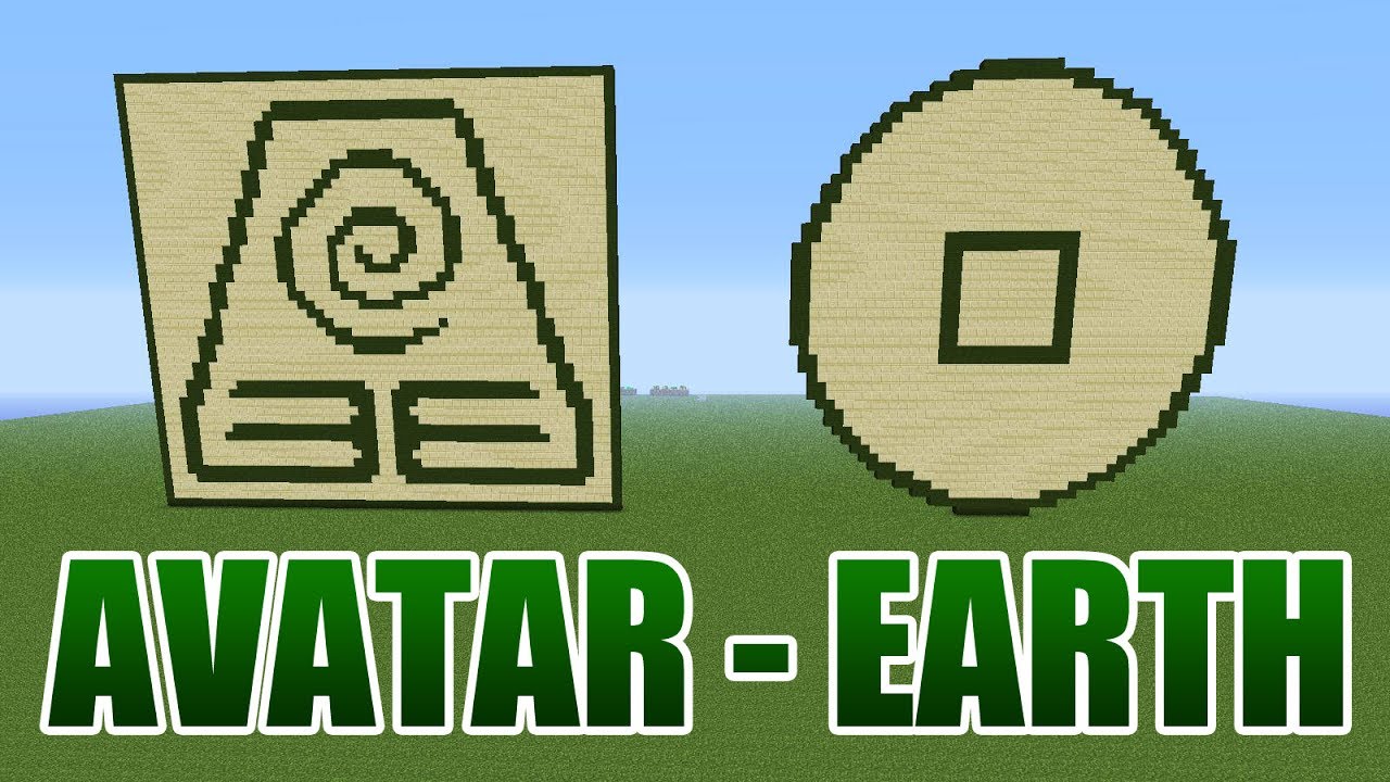Avatar - The Last Airbender - Earth, Pixel art [Minecraft] - YouTube