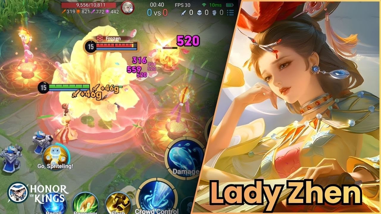 Honor of Kings ( Lady Zhen ) Epic Skin｜Queen of Womenland Themed Skin ...