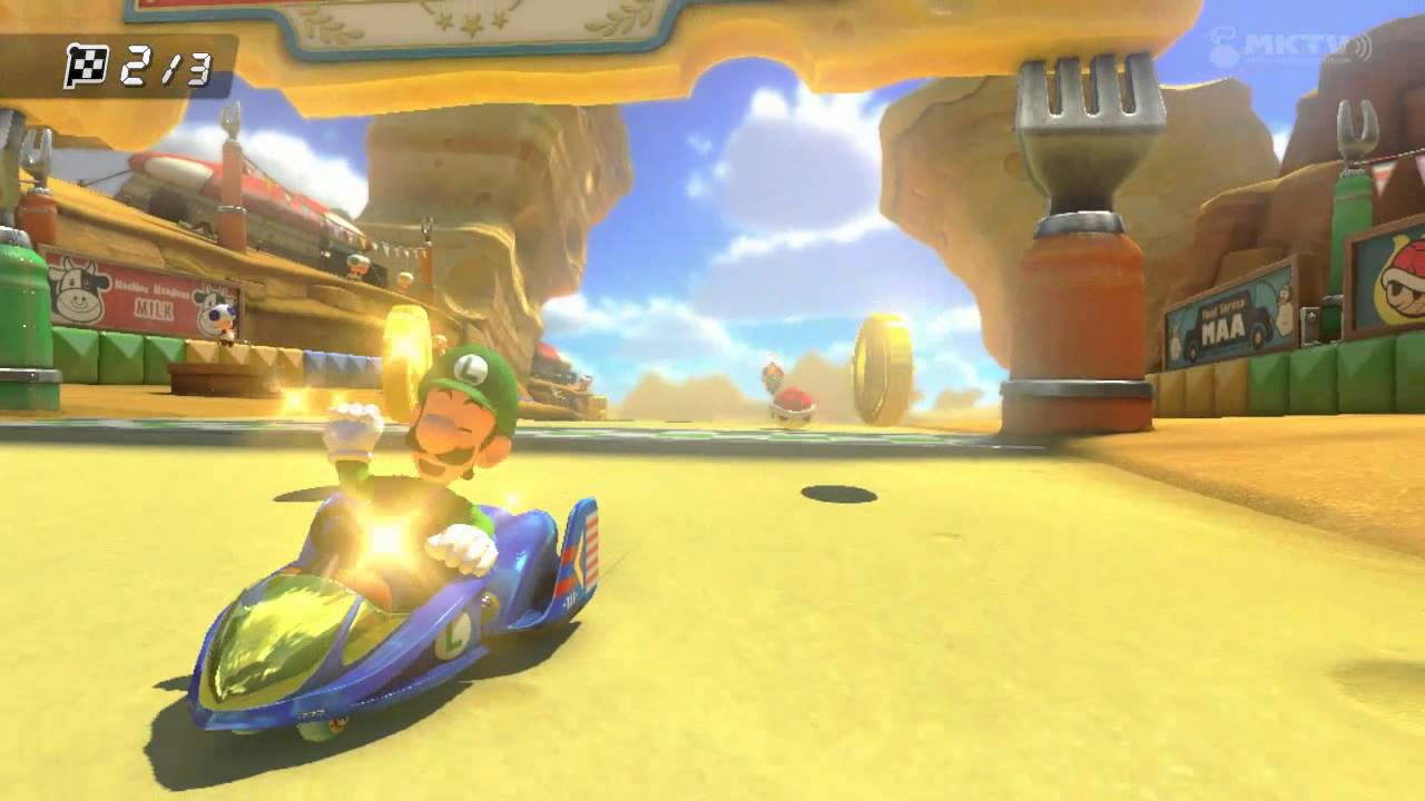 Wii U - Mario Kart 8 - (GBA) Cheese Land - YouTube