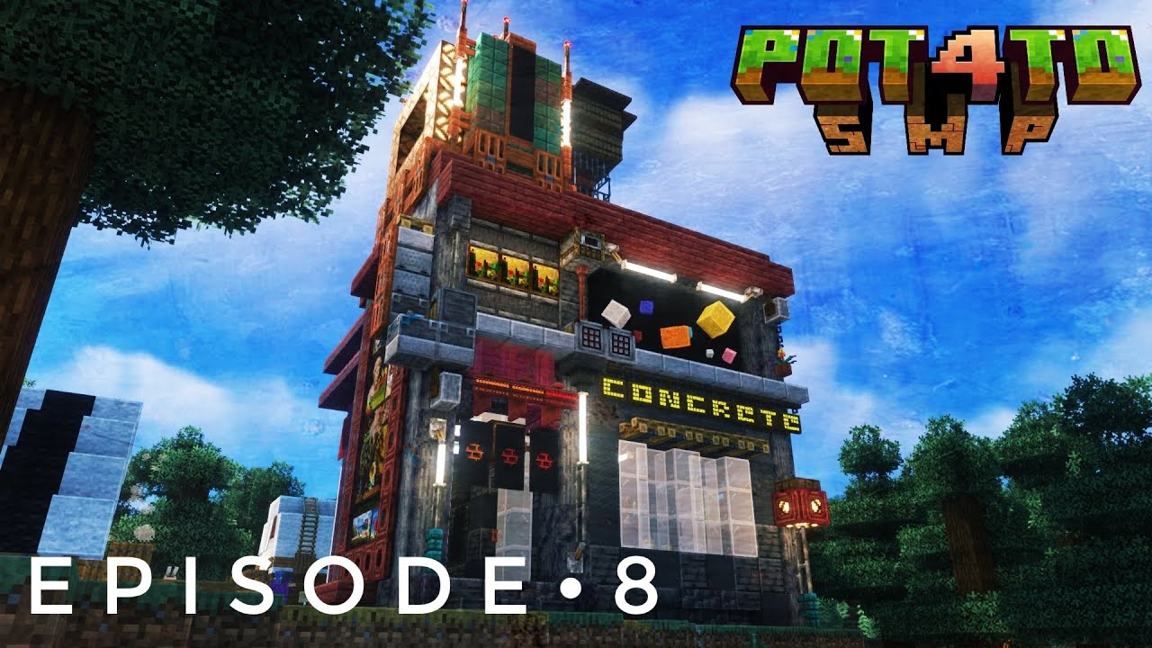 Potato SMP S4: Episode 8 - FIRST CYBERPUNK BUILD 🇵🇭 - YouTube
