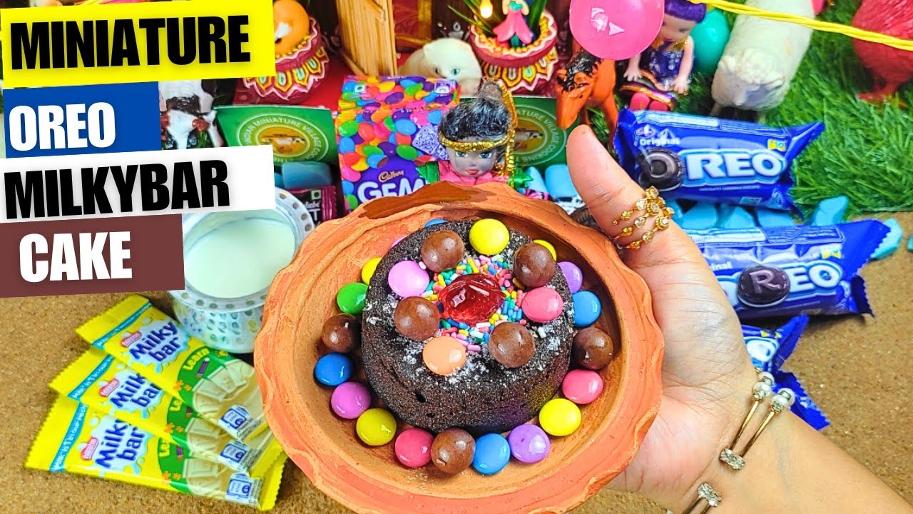 Miniature Oreo Milkybar Cake Without Oven Or Egg How To Make All miniature-oreo-milkybar-cake-without-oven-or-egg-how-to-make-all