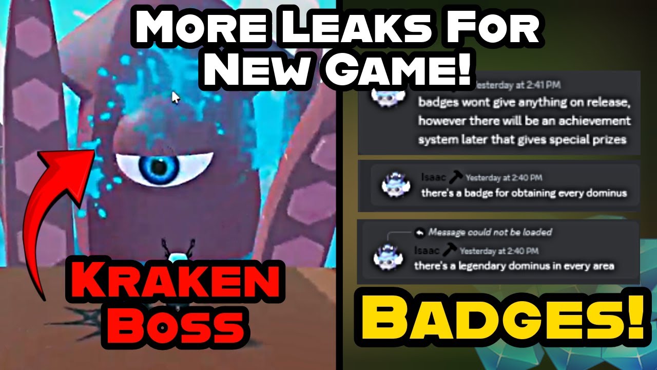 🦑 KRAKEN BOSS, BADGES AND MORE - NEW LEAKS FOR THE NEW RUMBLE STUDIOS ...