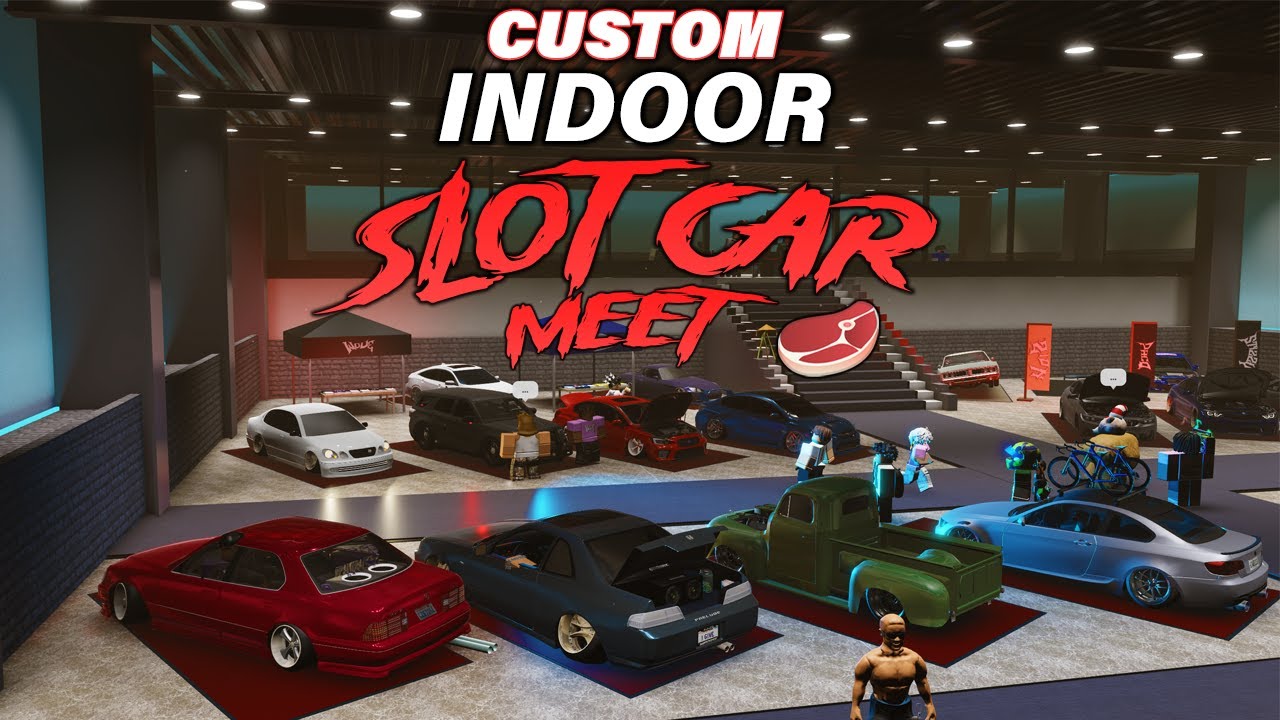 INDOOR SLOT CAR MEET!!! (CRAZY CUSTOM CARS) - YouTube