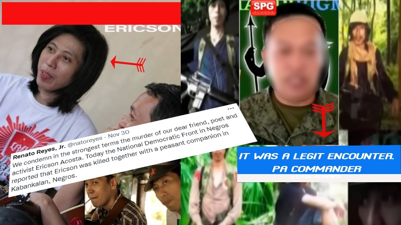 Army Commander na nakasagupa sa grupo ni Ericson Acosta na umanoy NPA ...