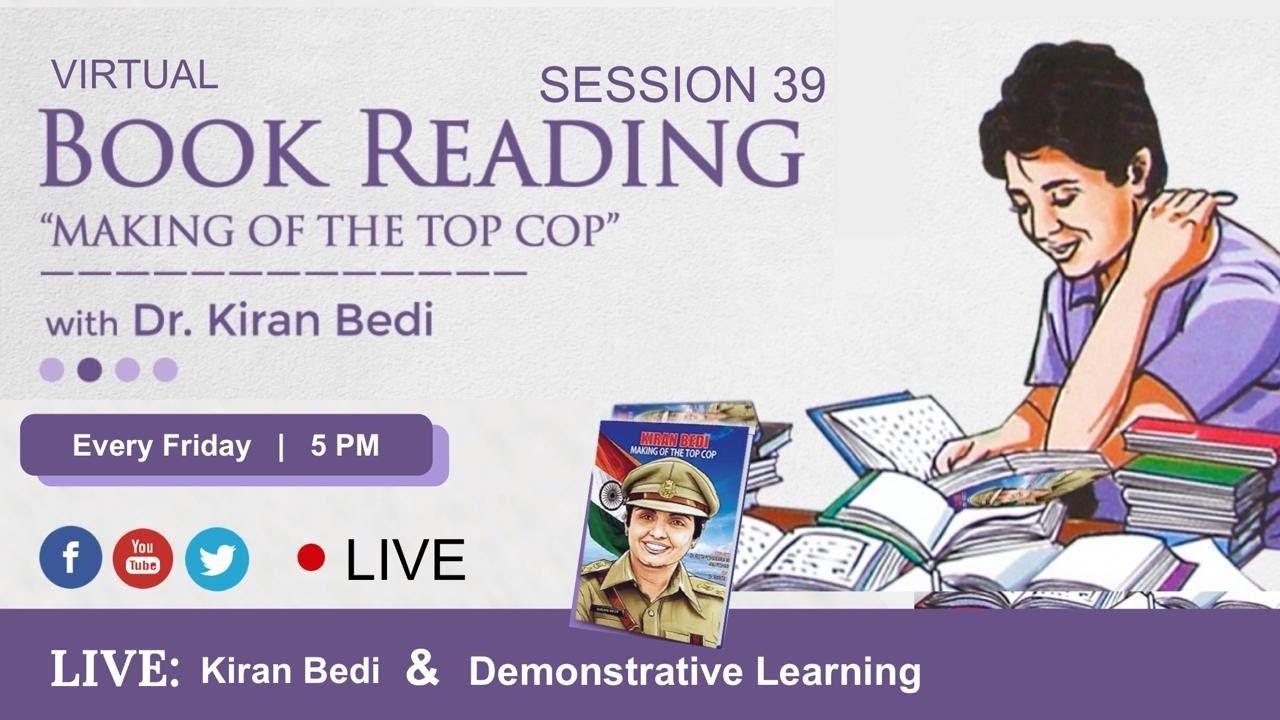 Dr Kiran Bedi's Book Reading & interaction with Children | Session 39 ...