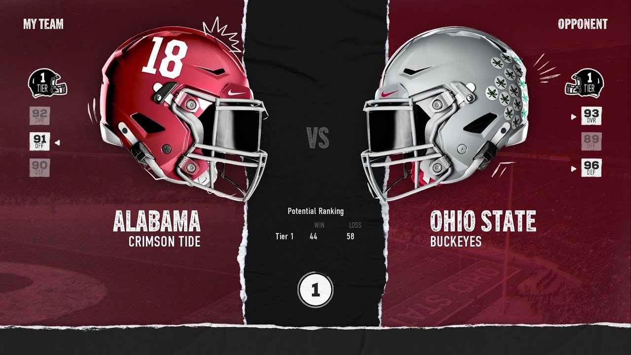 COLLEGE FOOTBALL 25 ONLINE GAMEPLAY ALABAMA VS OHIO STATE - YouTube