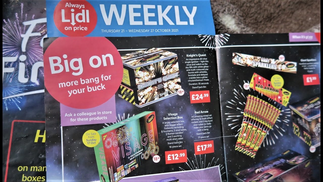 Lidl 2021 fireworks - YouTube